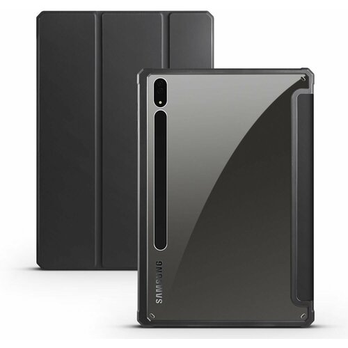 Чехол для Samsung Tab S8 Ultra 14.6" с держателем для стилуса (PC) черный