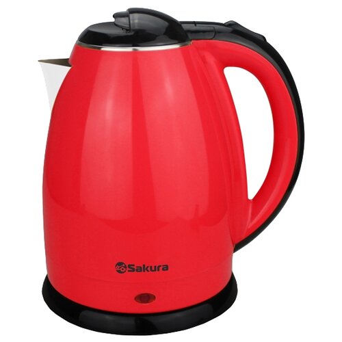Чайник Sakura SA-2138BR, красный/черный