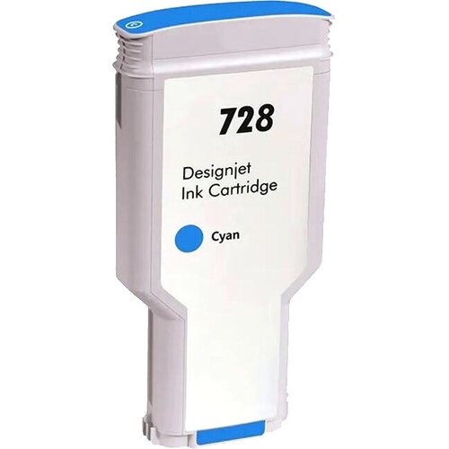 Картридж/ HP 728 Cyan для DesignJet T730/T830 300-ml (F9K17A) White Box With Chip OC-F9K17A