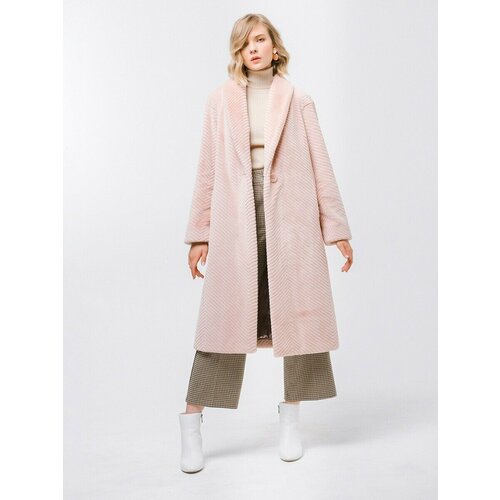 Пальто ALEF, размер 50, розовый