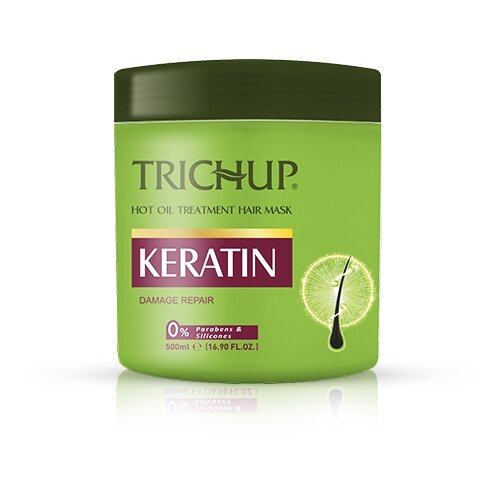 Trichup Маска для волос с горячим маслом Кератин Hot Oil Treatment Mask Keratin, 500 г, 500 мл