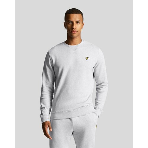 Свитшот Lyle & Scott Crew Neck Sweatshirt, размер XL, белый, серый