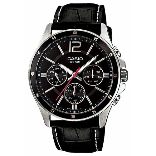 Наручные часы CASIO Collection, черный, серебряный