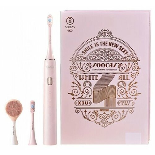 Электрическая зубная щетка Soocas Sonic Electric Toothbrush X3U Set Freshen Your Breath (Pink)