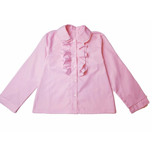 Школьная блуза Сказка, размер 116/60, розовый