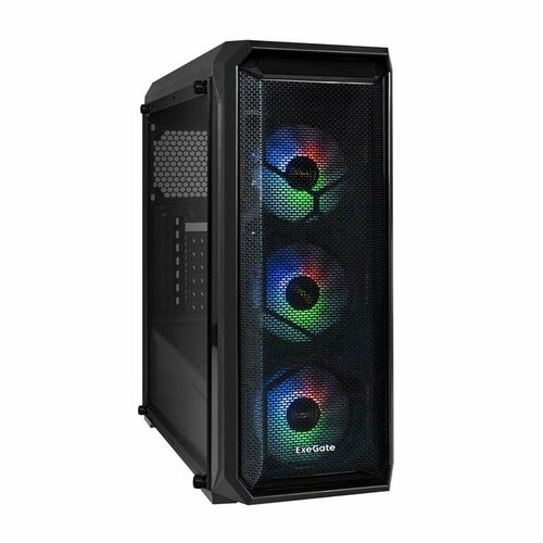 Корпус EXEGATE i3 NEO MidiTower без Б/П Цвет черный EX289023RUS