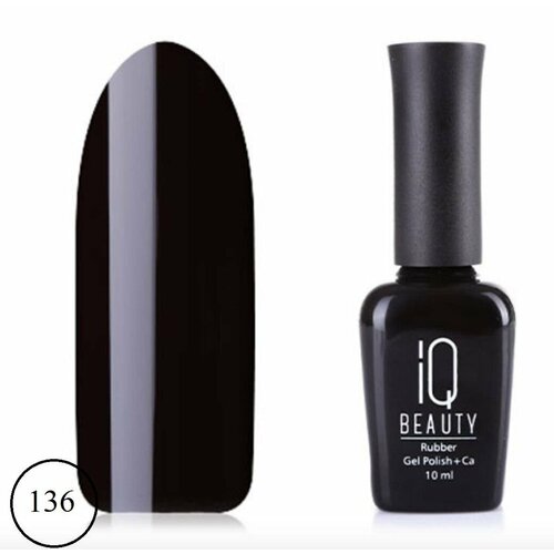 IQ Beauty Гель-лак для ногтей каучуковый №136, A la Russie 10мл