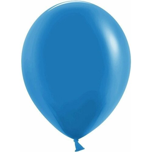 Шарики воздушные (5'/13 см) Синий, пастель, 100 шт. набор шаров на праздник