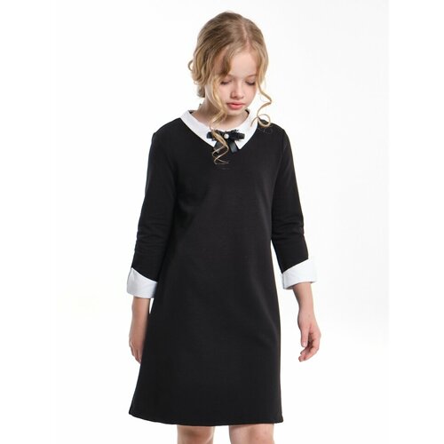 Школьное платье Mini Maxi, размер 134, черный