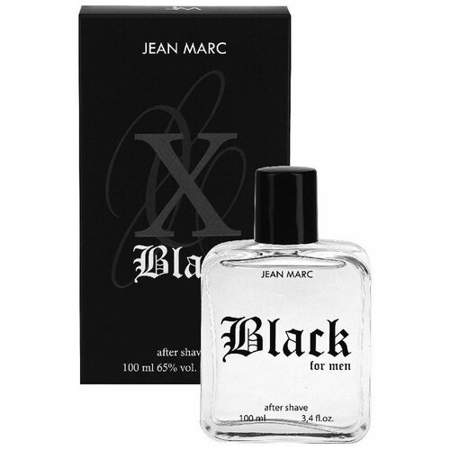 Лосьон после бритья JEAN MARC X Black (100 мл), для мужчин, аромат Восточно-древесный