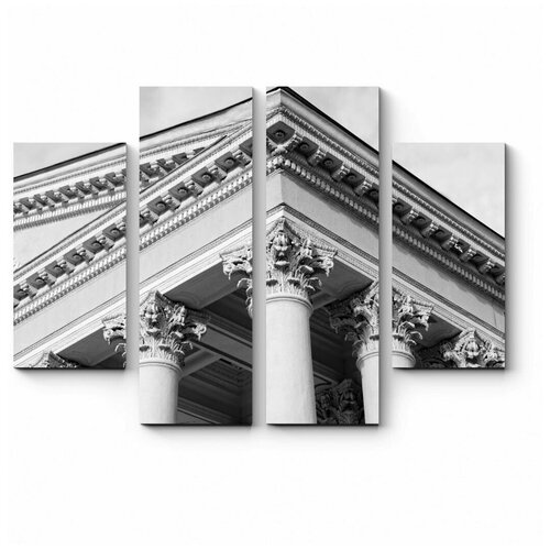 Модульная картина Изысканные колонны здания суда130x98