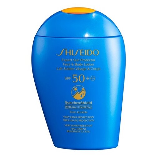 Shiseido лосьон Expert Sun Солнцезащитный для лица и тела SPF 50, 150 мл