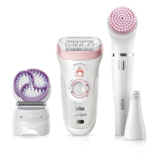 Эпилятор Braun 9-975 Silk-epil 9 Beauty Set + эпилятор для лица, white