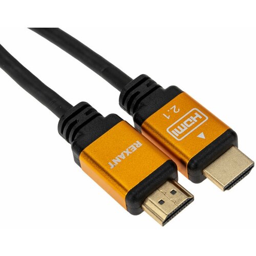 Аксессуар Rexant HDMI - HDMI 2.1 1m Gold 17-6002