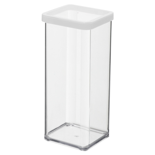 Rotho Контейнер Loft 1.5 л, 10x10 см, прозрачный/белый