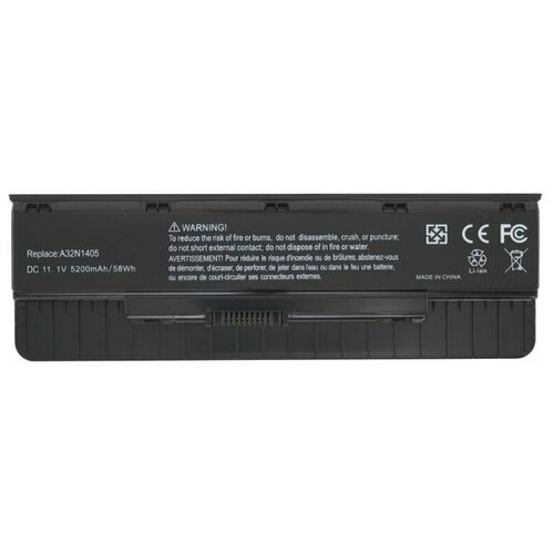 Аккумулятор (батарея) для ноутбука Asus N551JK (A32N1405 11,1V 5200 mAh)