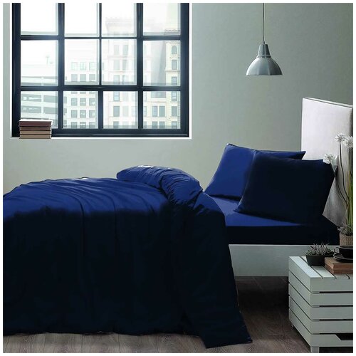 Комплект постельного белья Tivolyo home BASIC синий