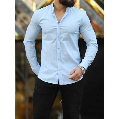 Рубашка SKOS Fashion, размер 5XL, голубой