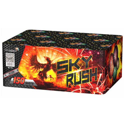 Батарея салютов MAXSEM Sky rush MC142, 150 залпов 46 см 31 см