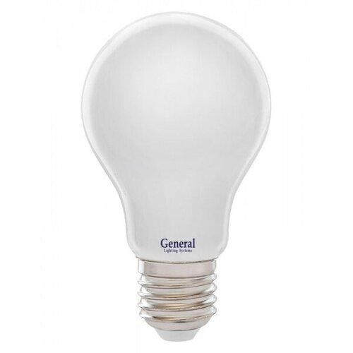 Лампа светодиодная GENERAL, 8Вт, свеча С37, E14, 220В, 700лм, 4500К