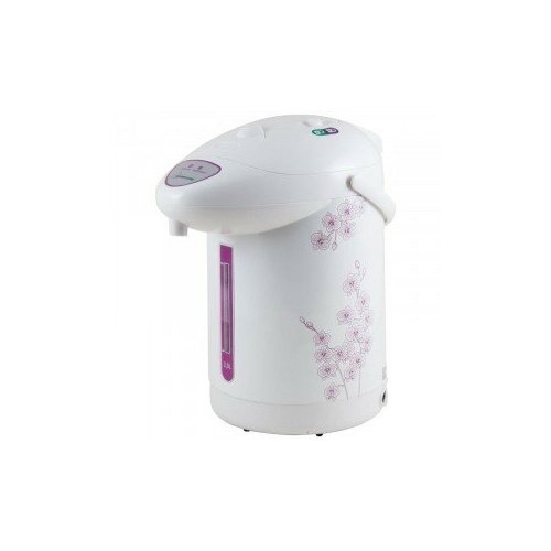 Чайник-термос термопот HomeStar HS-5001 фиолет. цветы 2,5л, 750Вт, колба нерж. сталь, подача ручная 650