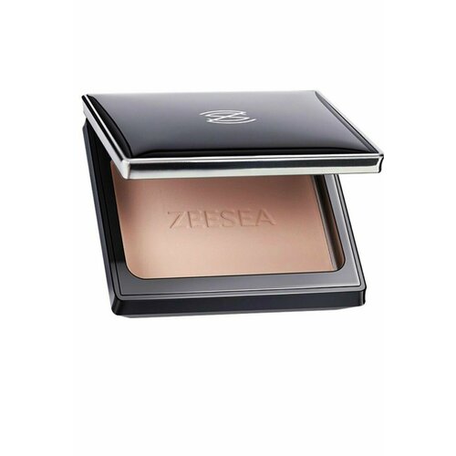 Пудра компактная, Zeesea, Refreshing silky powder, тон M02 Natural Skin Tone натуральный, 8 г