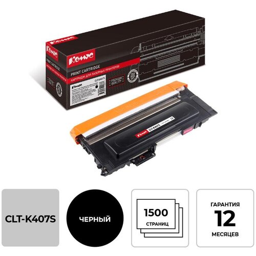 Картридж лазерный Комус CLT-K407S чер. для SamsungCLP-320/320N/325