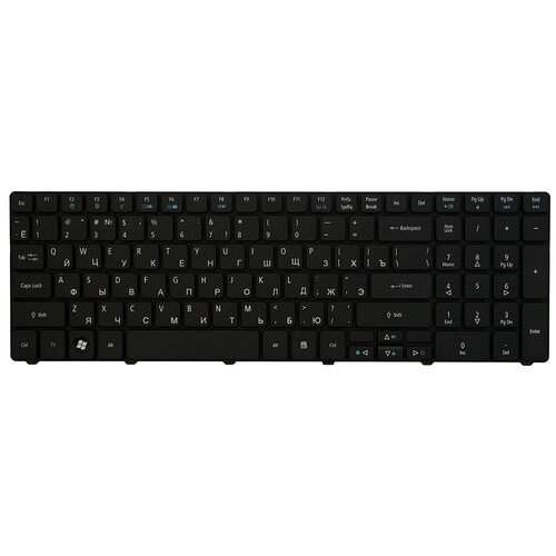 Клавиатура для ноутбука Acer PK130C91104, Чёрная, Матовая