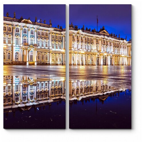 Модульная картина Зимний Дворец, Санкт-Петербург 110x110