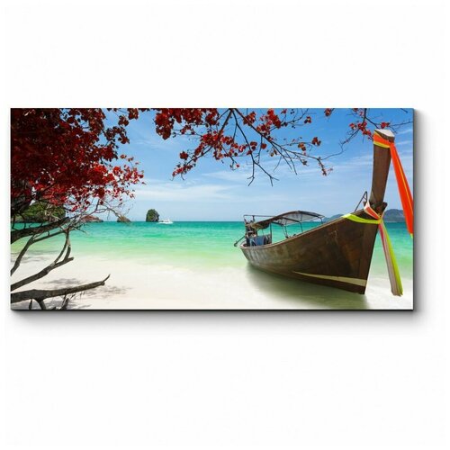 Модульная картина Тропический пляж Краби 80x40