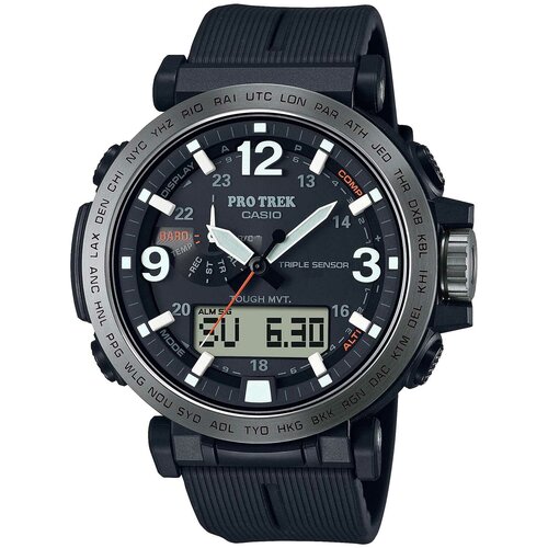 Наручные часы CASIO Pro Trek PRW-6611Y-1ER, черный, серый