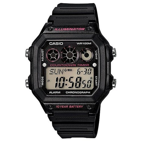 Наручные часы CASIO Collection AE-1300WH-1A2, черный