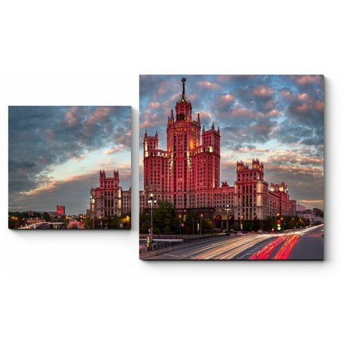 Модульная картина Величественная Москва50x30