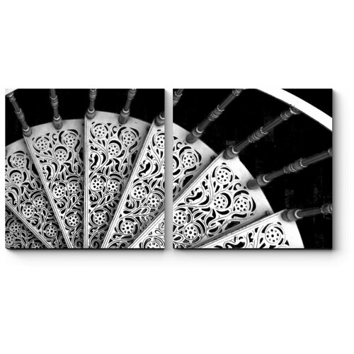 Модульная картина Винтажная лестница60x30