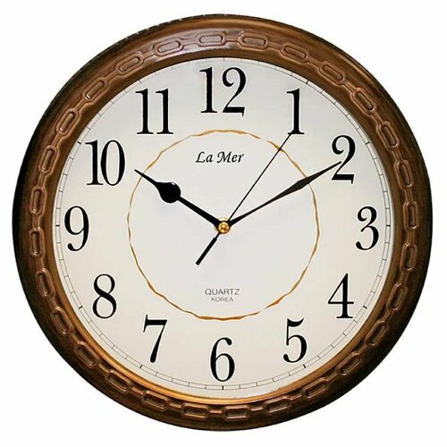 LA MER GD047003 классические настенные часы с арабскими индексами