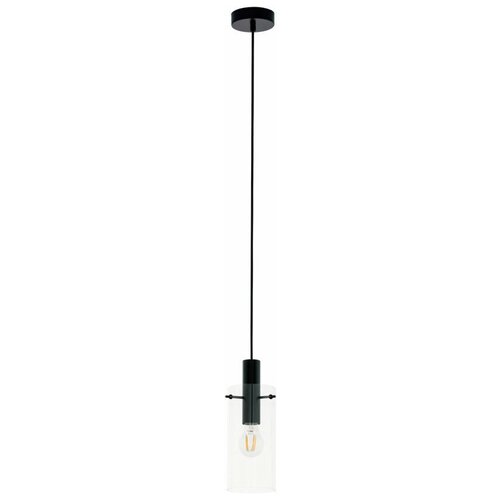 Потолочный светильник EGLO Montefino 97366, E27, 60 Вт, кол-во ламп: 1 шт., цвет: черный