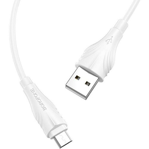 Кабель USB Micro USB BX18 1M Borofone белый