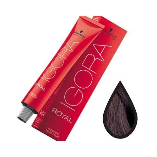 Schwarzkopf Professional Royal крем-краска Highlifts, 4-99 средний коричневый фиолетовый экстра, 60 мл
