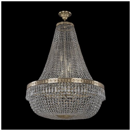 Люстра Bohemia Ivele Crystal 1901 19011/H2/80IV G, E14, 880 Вт, кол-во ламп: 22 шт., цвет: золотой