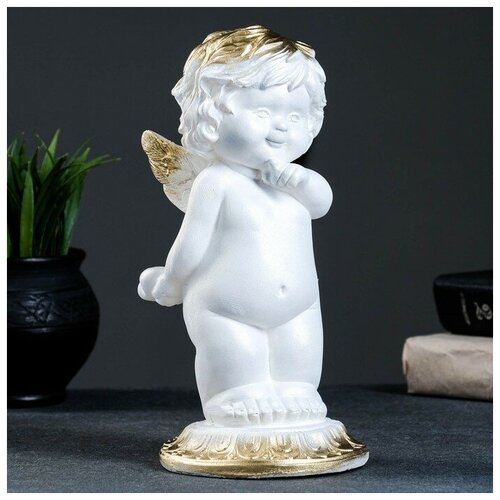 Хорошие сувениры Фигура "Малышка ангел" белая 25х12х12см