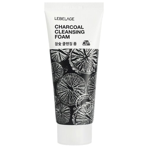 Lebelage пенка для умывания с бамбуковым углем Charcoal Cleansing Foam, 100 мл, 100 г