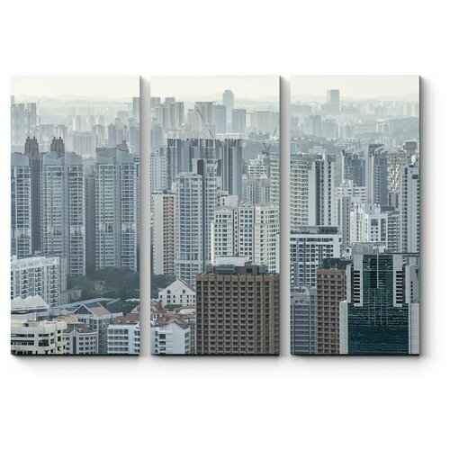 Модульная картина Загадочный Сингапур100x72