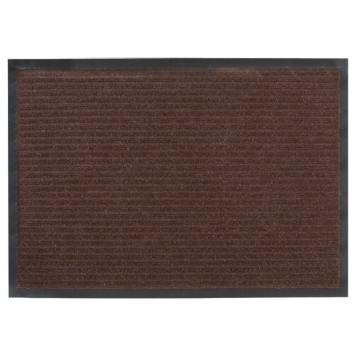 Придверный коврик SunStep ребристый, коричневый, 1.5 х 0.9 м