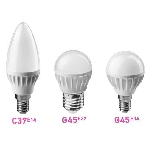 Лампа светодиодная 8W OLL-C37 220-240В E14 4000K 600ЛМ 37Х106 свеча FR онлайт