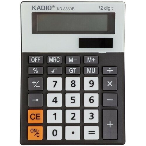 Калькулятор настольный 12-разрядный KD3860B двойное питание,