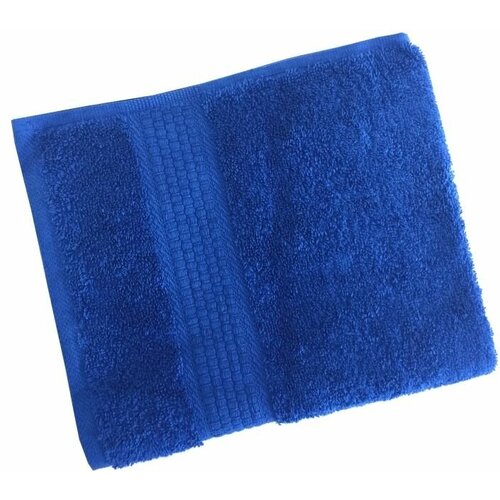Махровое гладкокрашеное полотенце 70*140 см 460 г/м2 (Ярко-синий)