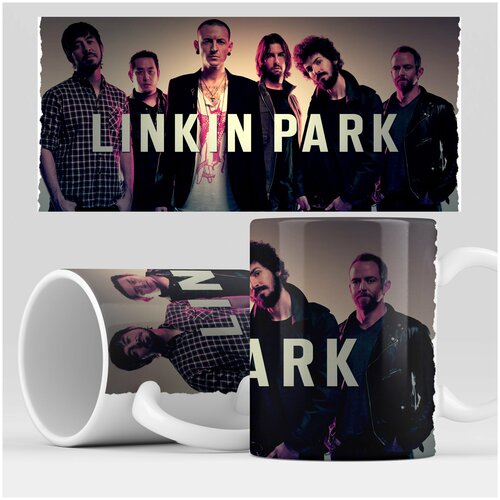 Кружка RocketCup с принтом "Linkin Park" группа