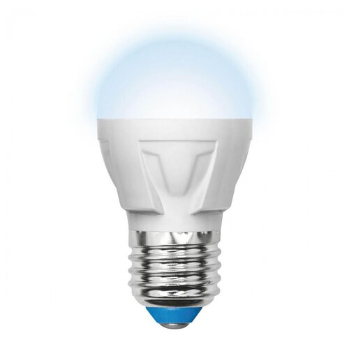 Лампа светодиодная Uniel UL-00002418, E27, G45, 7 Вт, 4000 К