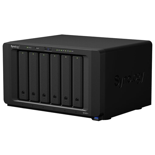 Сетевое хранилище Synology DS1621+ черный