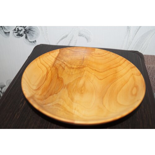 Тарелка деревянная/тарелка декоративная/для дома и кухни/диаметр 19,5 см